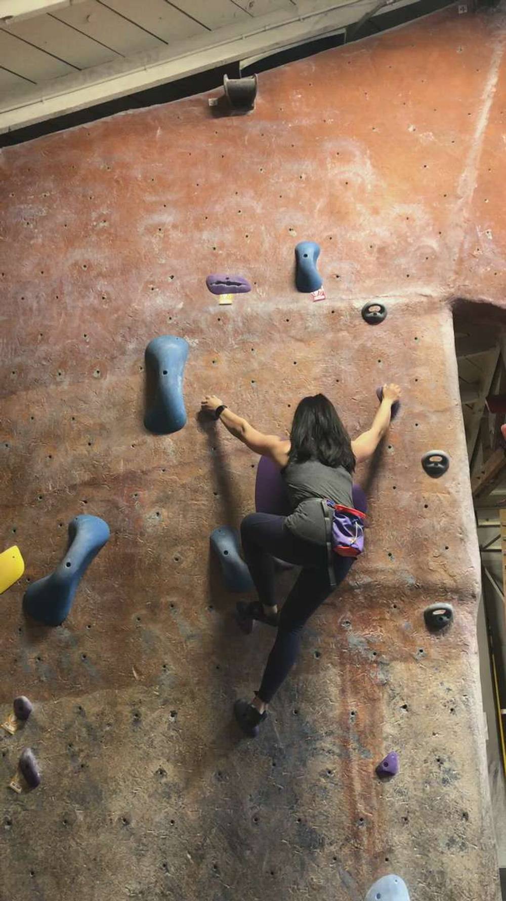 Yellow Boulder - Bridges Rock Gym Bouldering - Watch Beta Videos