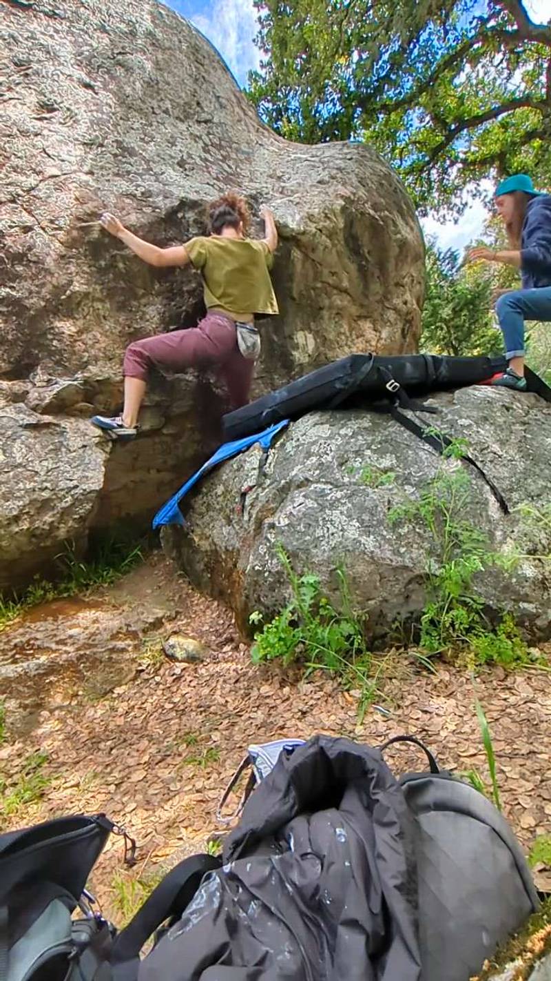 The Stone Face Ramp v3 - Great Stone Face, Berkeley Bouldering - Watch ...