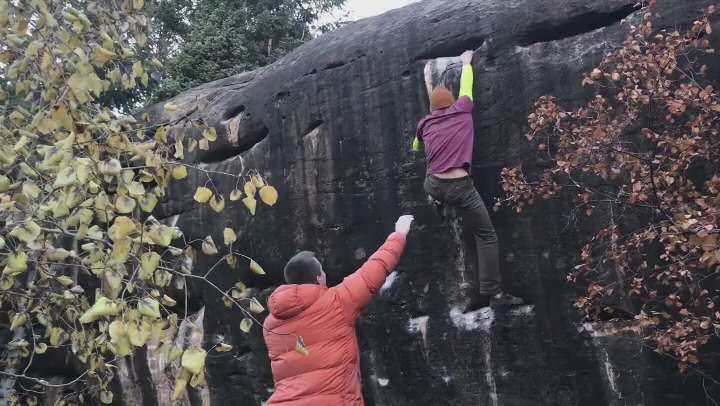 Black Number One v12 - Dairy Canyon, Joe's Valley Bouldering - Watch ...