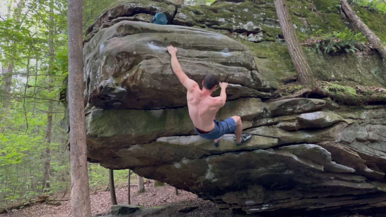 Ninja With Scissors v4 - Lilly Boulders, Obed Bouldering - Watch Beta ...