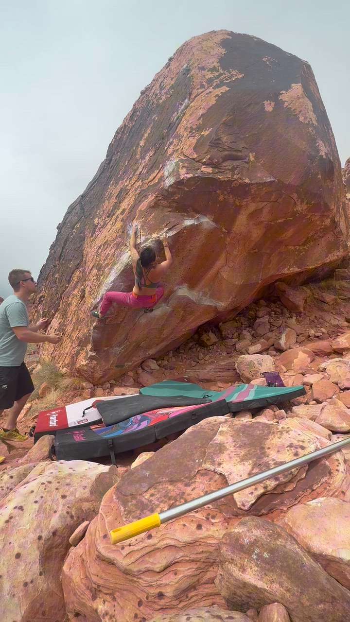Super Scream v8 - Kraft, Red Rock Bouldering - Watch Beta Videos