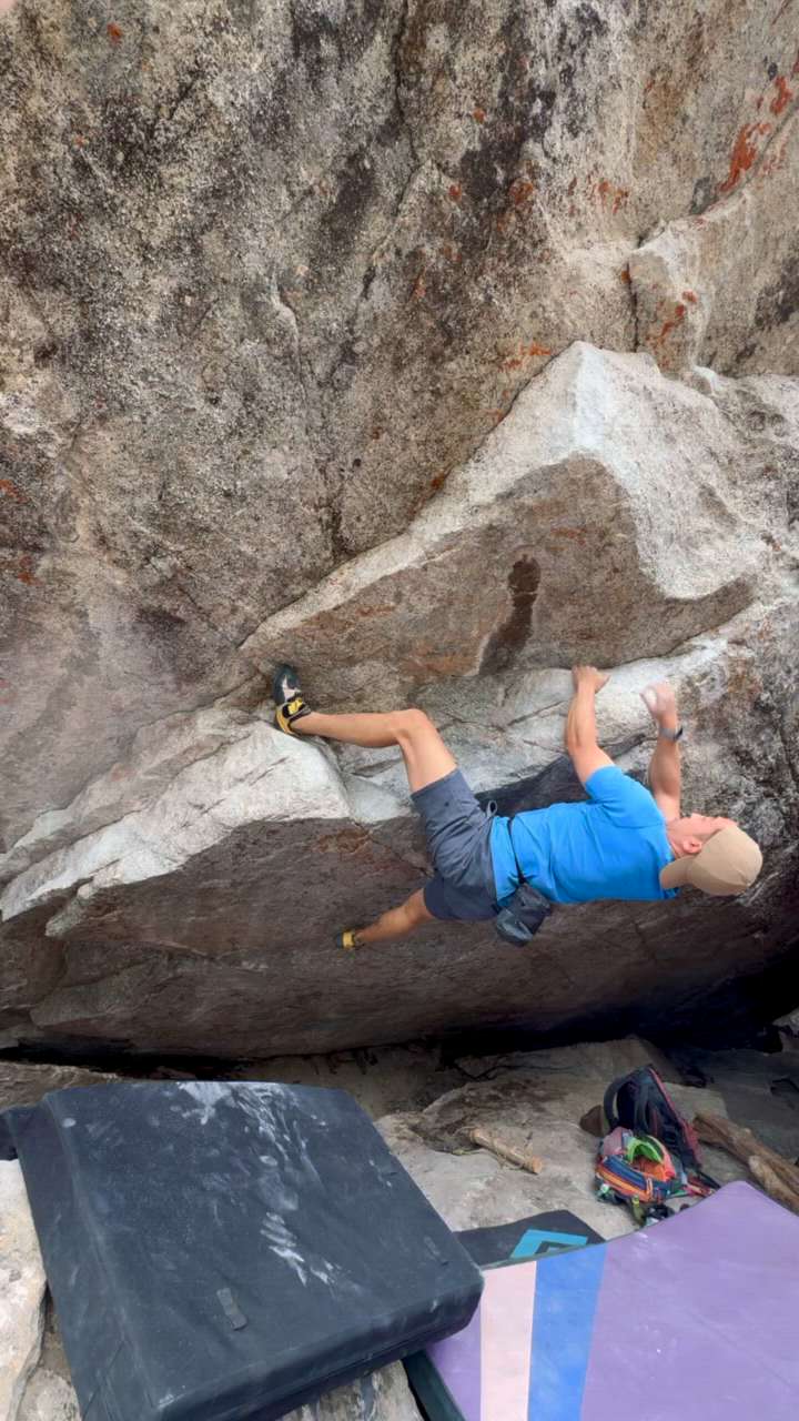 Ring Toss v5 - White Pine South, Little Cottonwood Canyon Bouldering ...