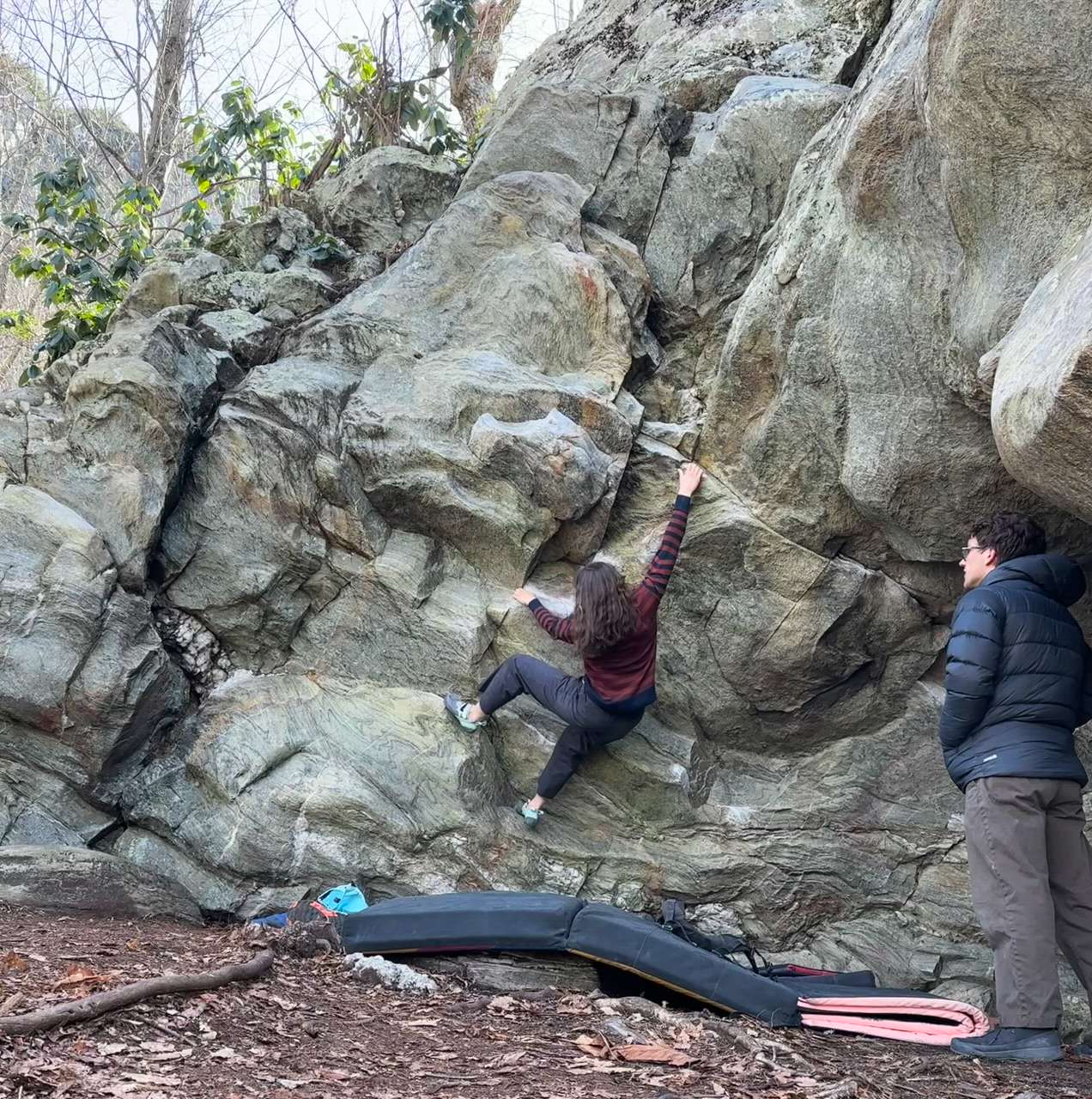 The Titan Face v1 - Moore's Wall Bouldering - Watch Beta Videos