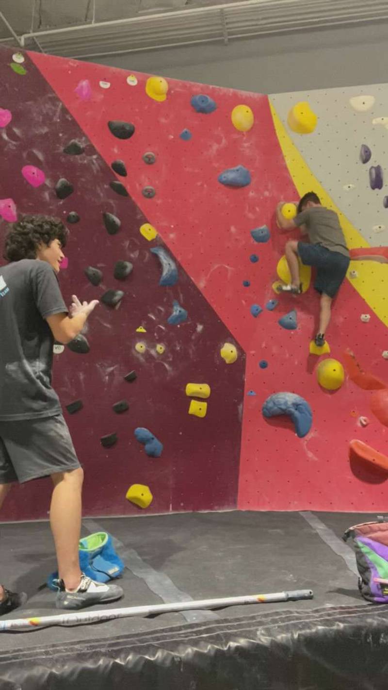 Yellow v7 - Movement Fountain Valley Bouldering - Watch Beta Videos