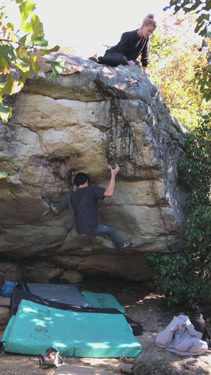 Lou-ser v6 - Lower HP40, Horse Pens 40 Bouldering - Watch Beta Videos