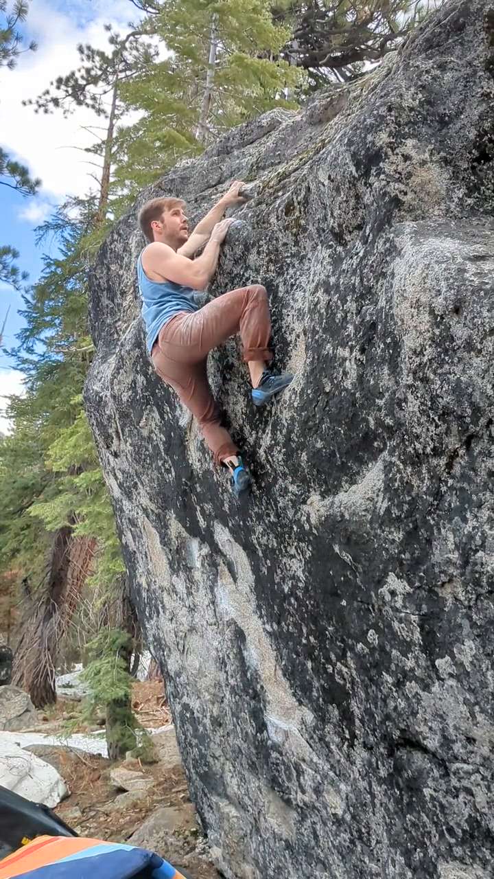 Bacchanalia v8 - Lower Big Meadow, Lake Tahoe Bouldering - Watch Beta ...