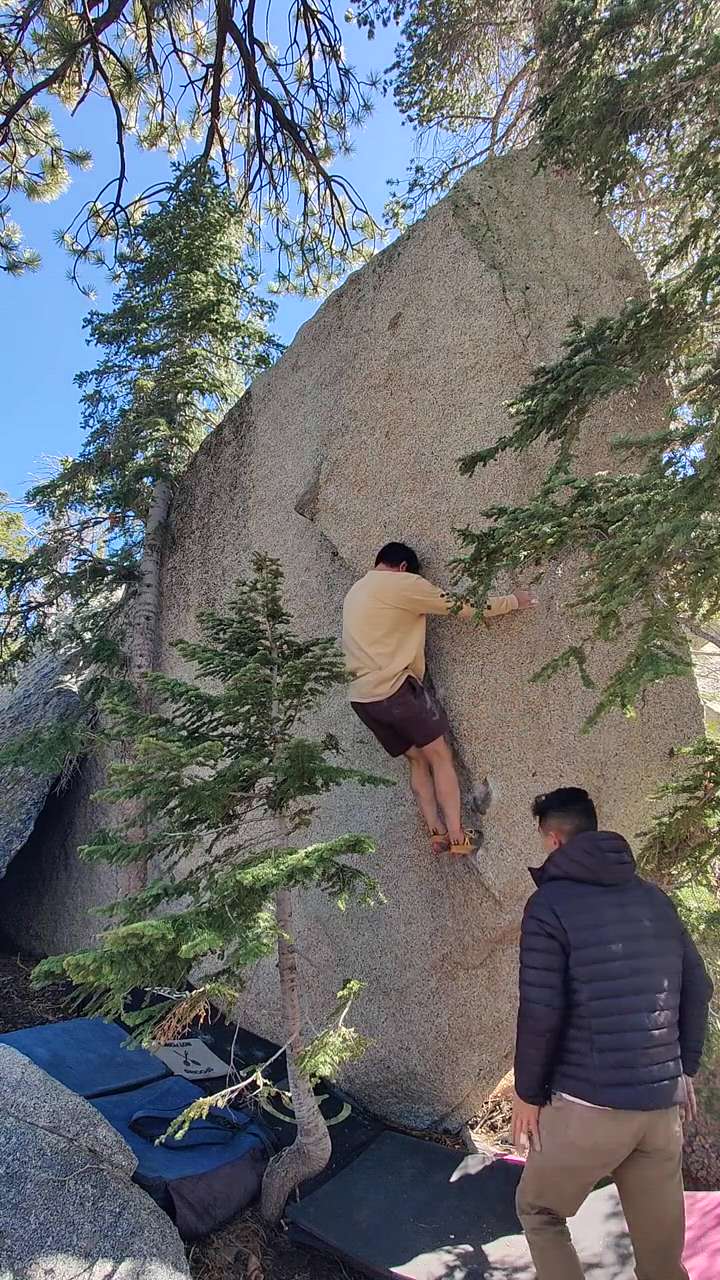 Tree Attack v6 - Undiscovered Country, Tramway Bouldering - Watch Beta ...