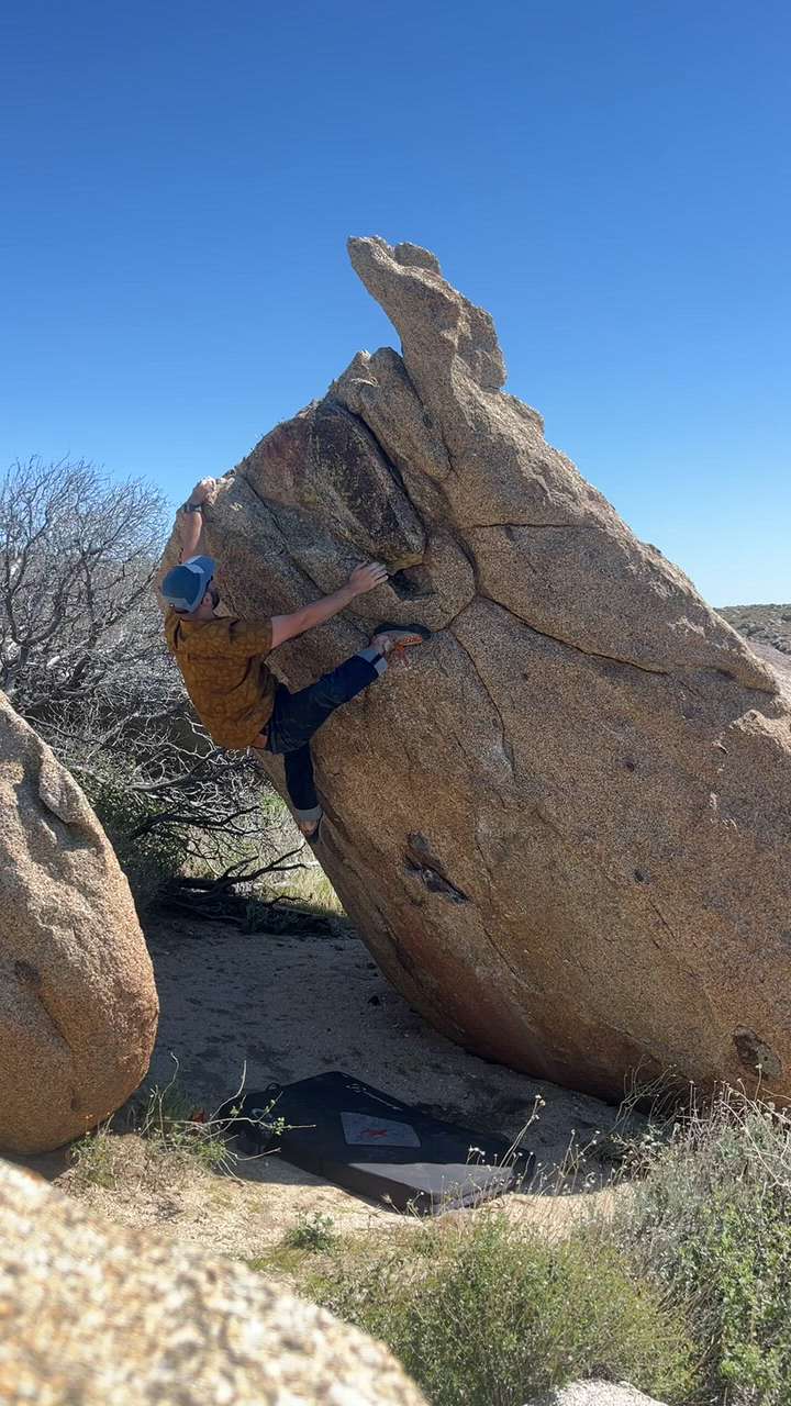 Backside v1 - Jasper Trail Boulders, Culp Valley Bouldering - Watch ...