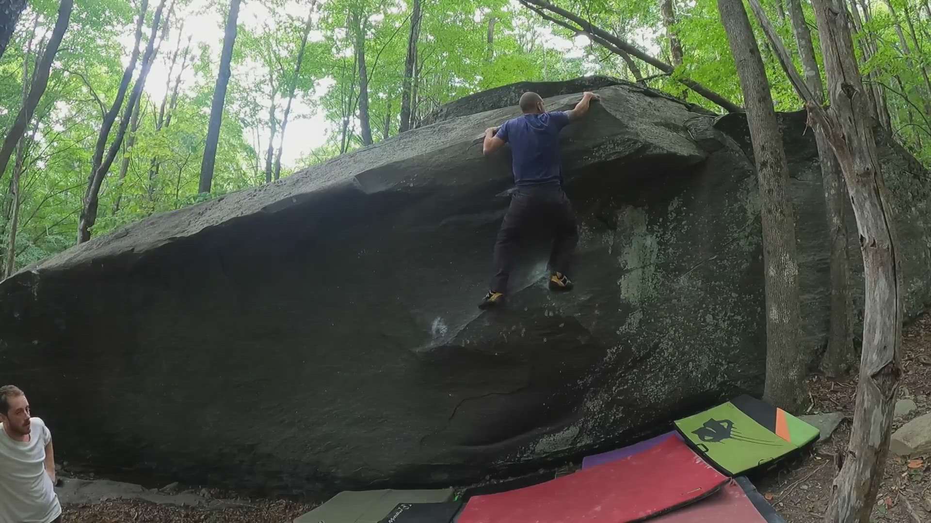 Thews v6 - Middle Boneyard, Grayson Highlands State Park Bouldering ...