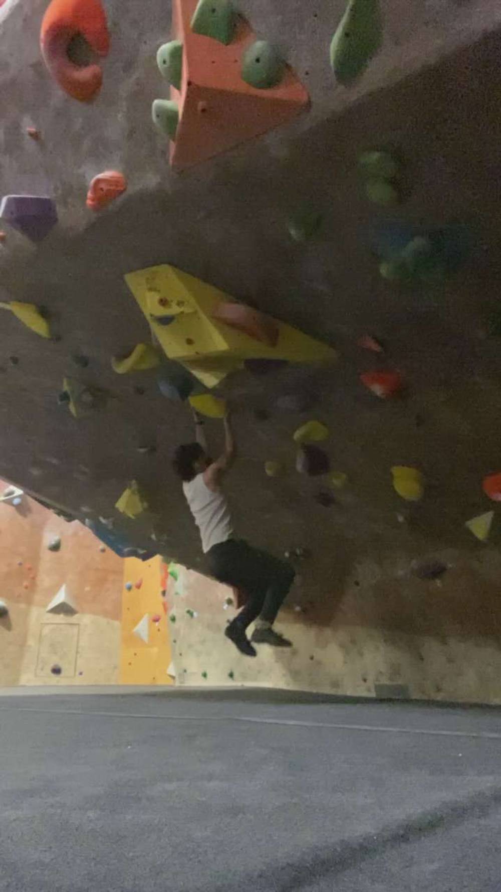 Orange Boulder - Bridges Rock Gym Bouldering - Watch Beta Videos