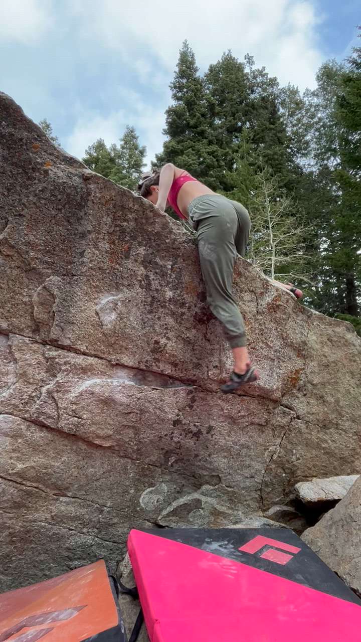 Ruth Guns v4 - White Pine North, Little Cottonwood Canyon Bouldering ...