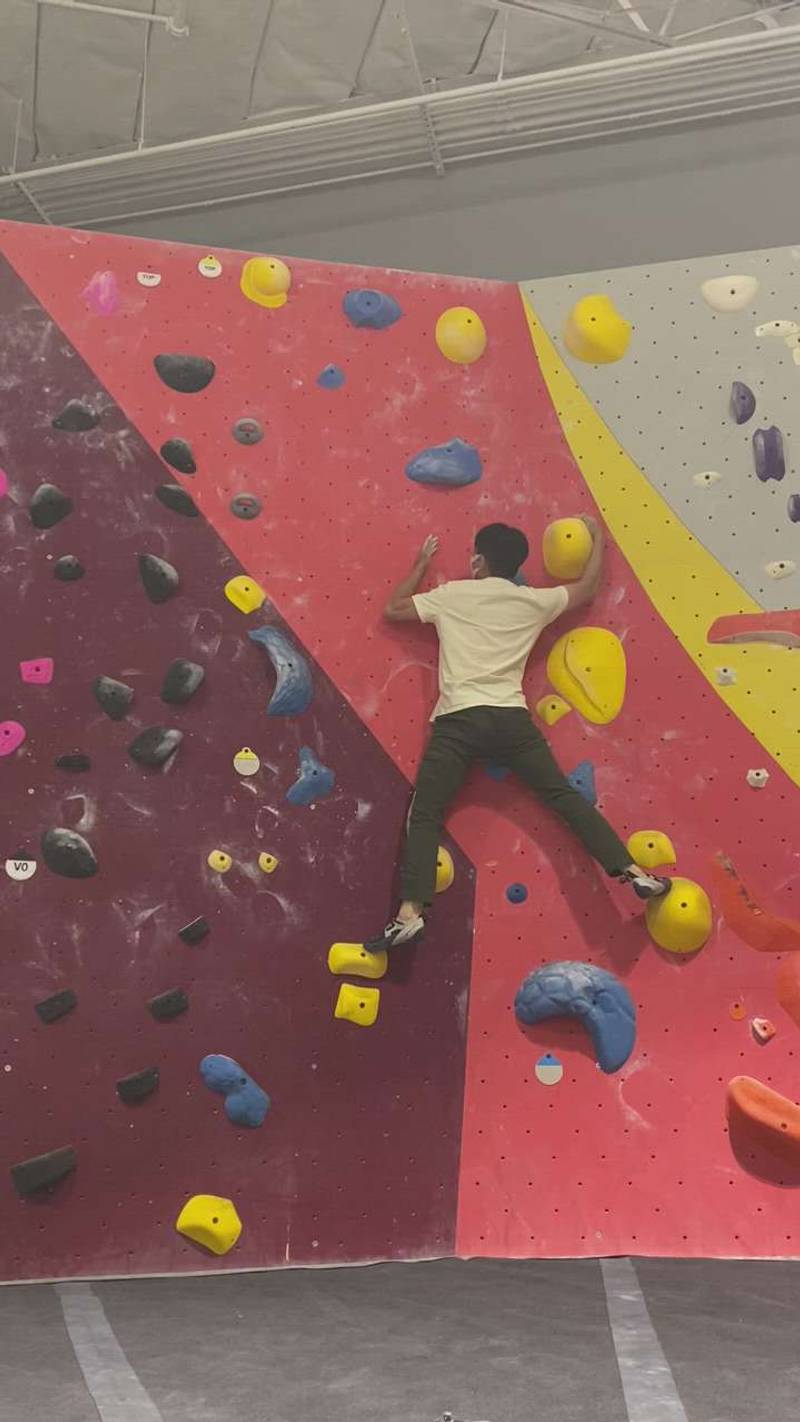 Yellow v7 - Movement Fountain Valley Bouldering - Watch Beta Videos