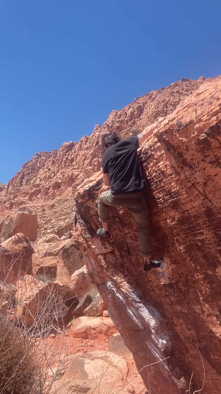 Dusty Coffee v5 - Kraft, Red Rock Bouldering - Watch Beta Videos