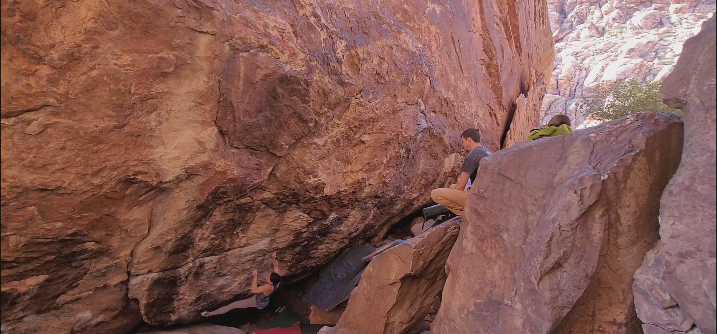 Lethal Design v12 - Gateway Canyon, Red Rock Bouldering - Watch Beta Videos