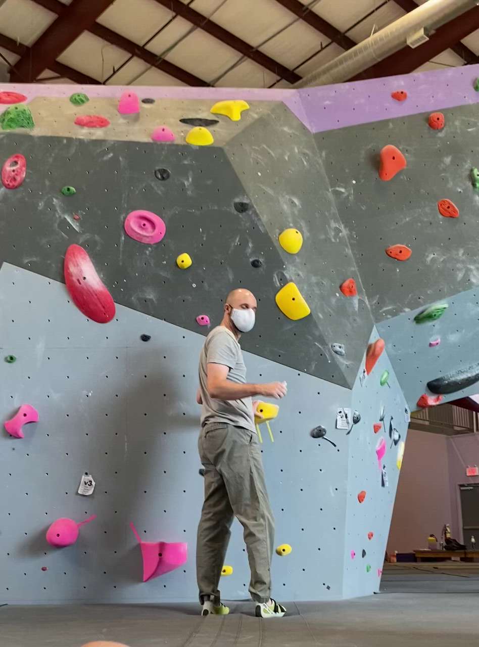 Have you ever seen the rain? v2 - Risen Rock Climbing Gym Bouldering ...
