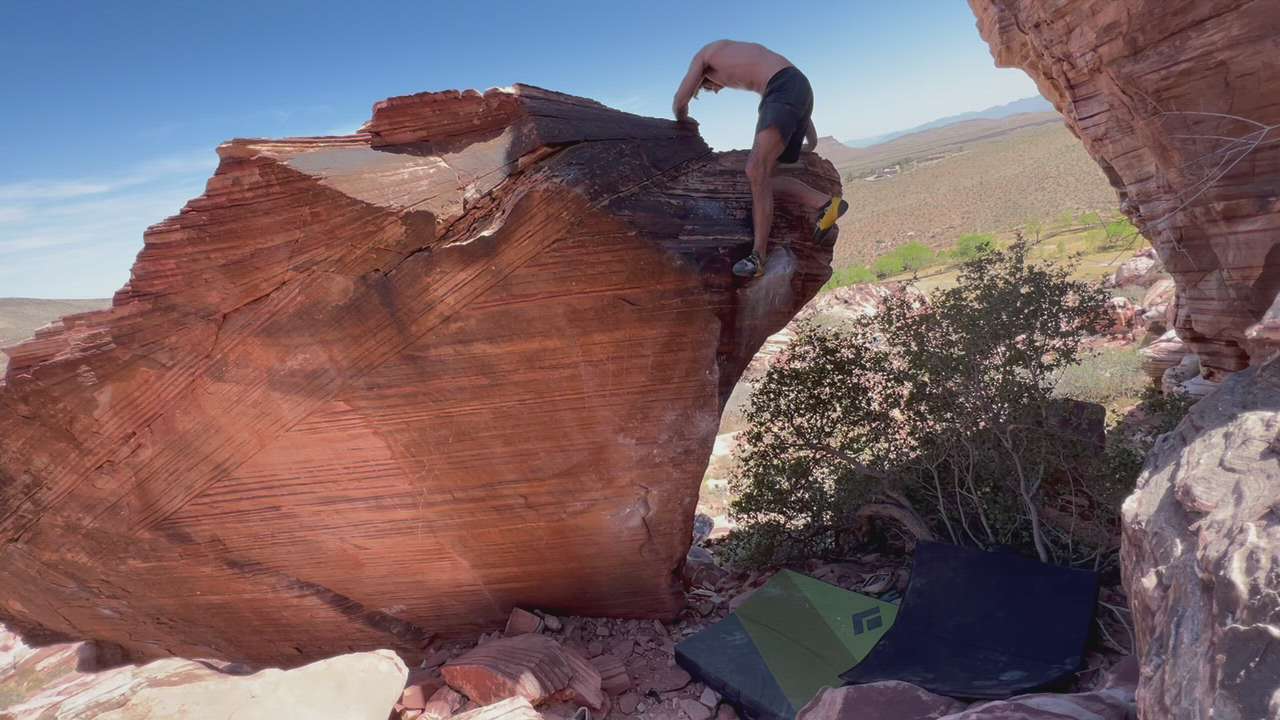 Taurine v9 - Red Spring, Red Rock Bouldering - Watch Beta Videos