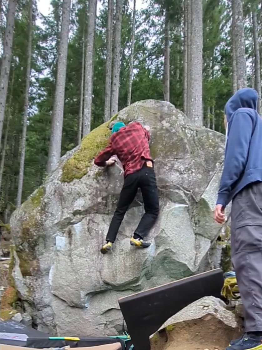 Stinkin' Slopers Direct v4 - Upper Gold Bar, Gold Bar Bouldering ...