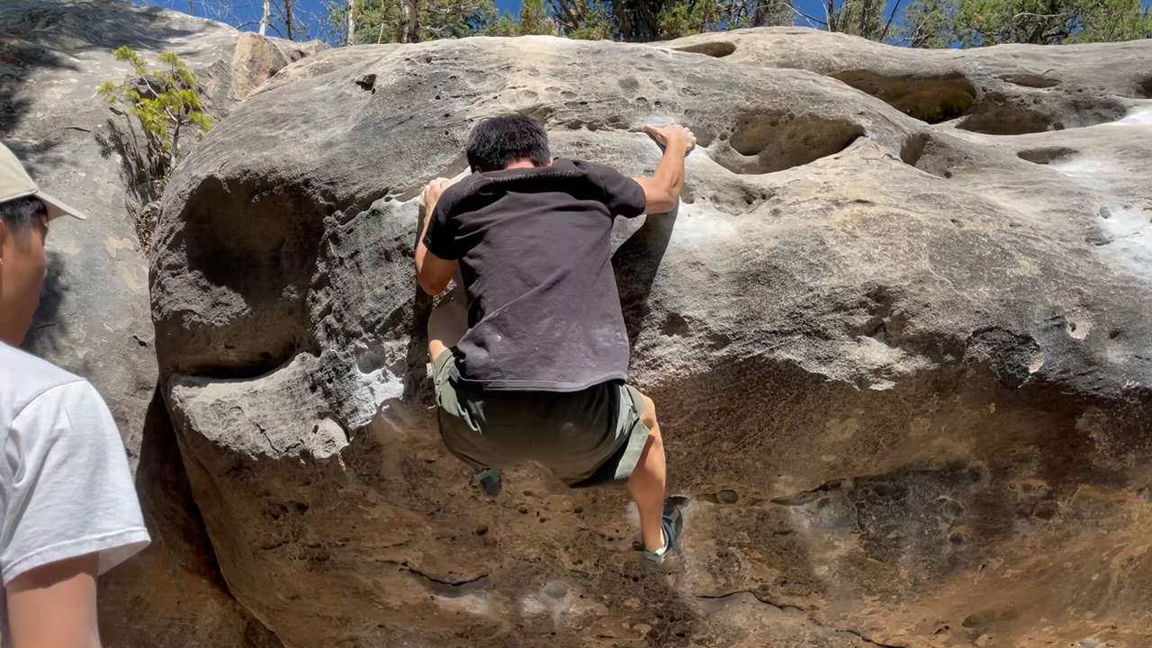 USAC #19 Black V7, Boulder - Bridges Rock Gym Bouldering - Watch Beta ...