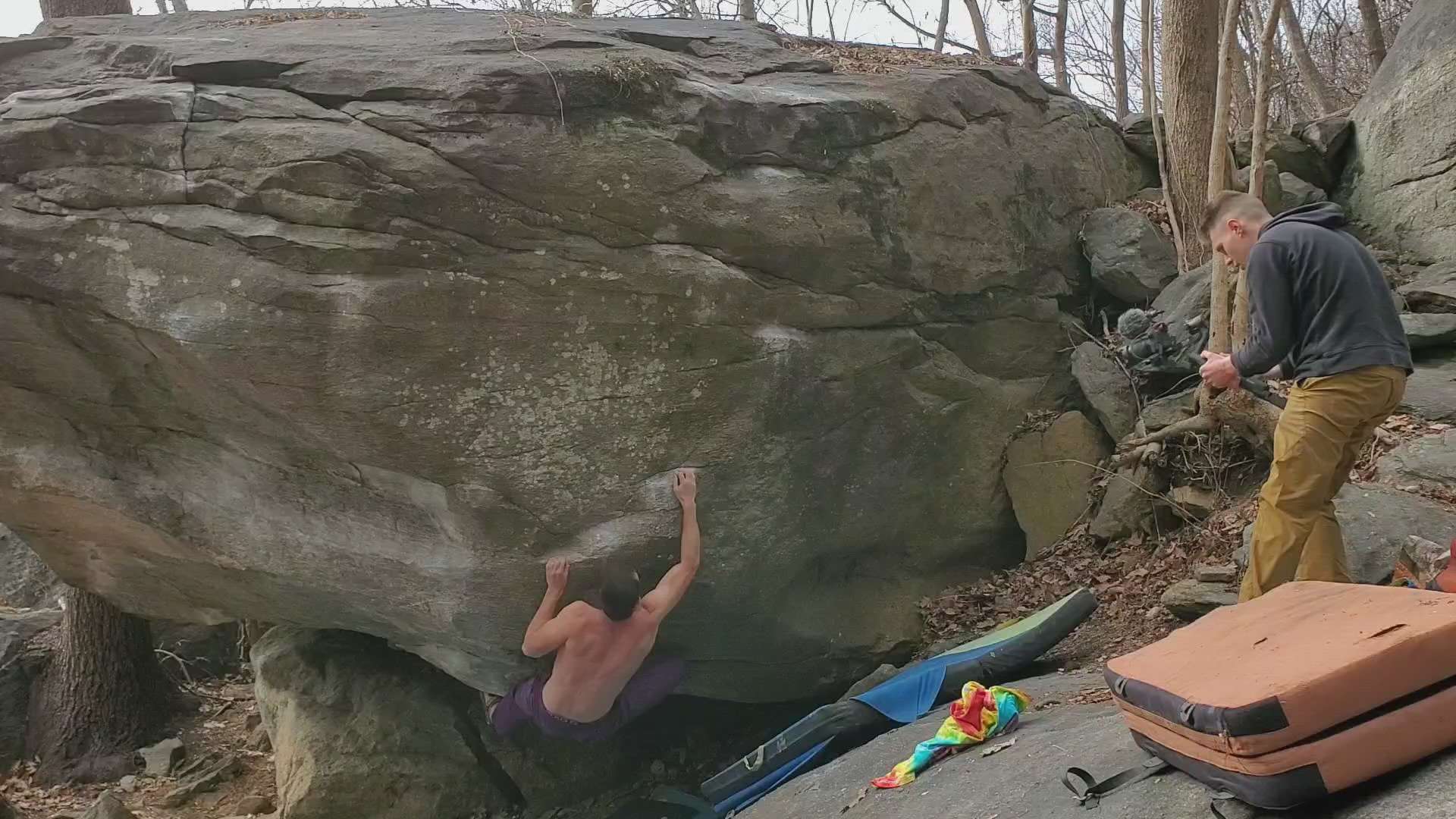 Fresh Water v10 - East Side, Rumbling Bald Bouldering - Watch Beta Videos