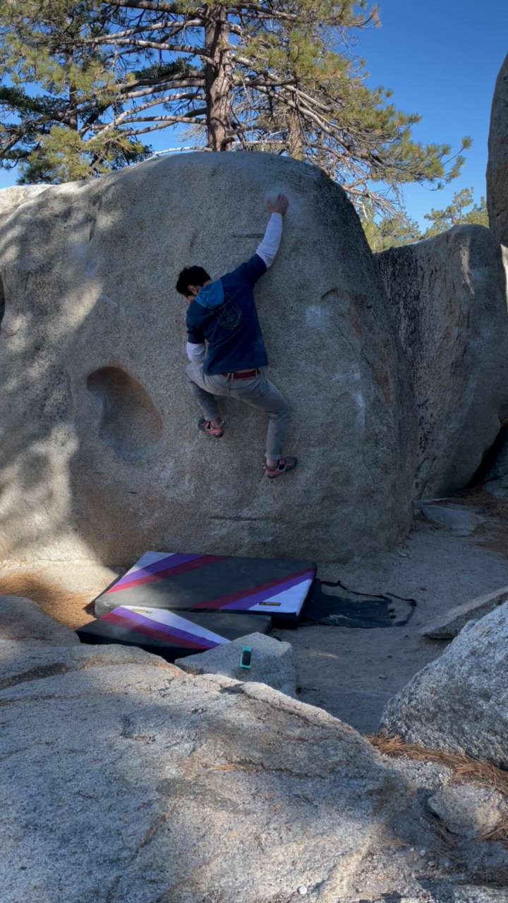 Mantle Practice Corridor v3 - Outer Corral, Black Mountain Bouldering ...
