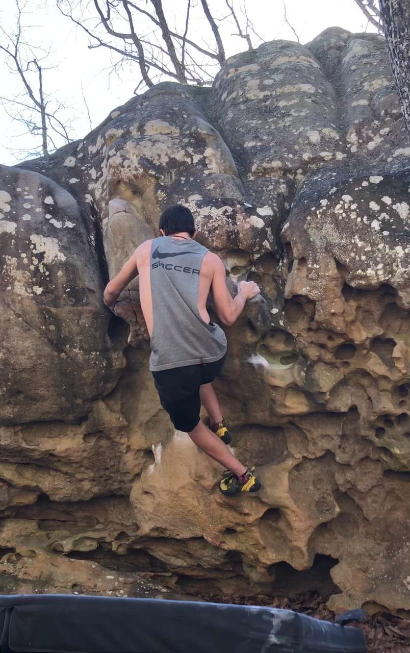 Contraband v1 - Upper HP40, Horse Pens 40 Bouldering - Watch Beta Videos