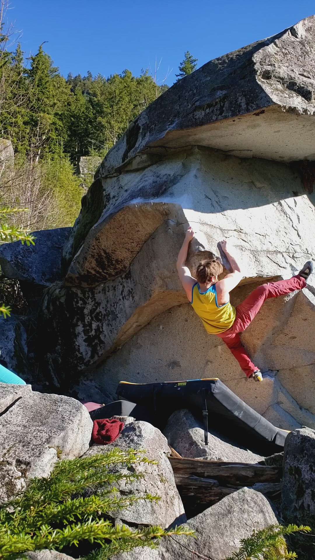 Red Rover v7 - Reiter Road, Gold Bar Bouldering - Watch Beta Videos