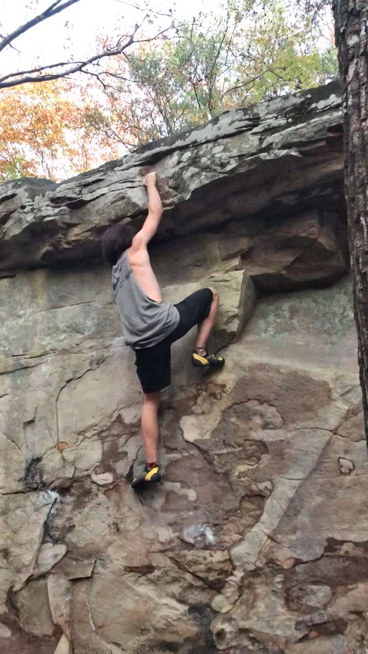 Tennessee Sport Route v2 - The Front, Rocktown Bouldering - Watch Beta ...