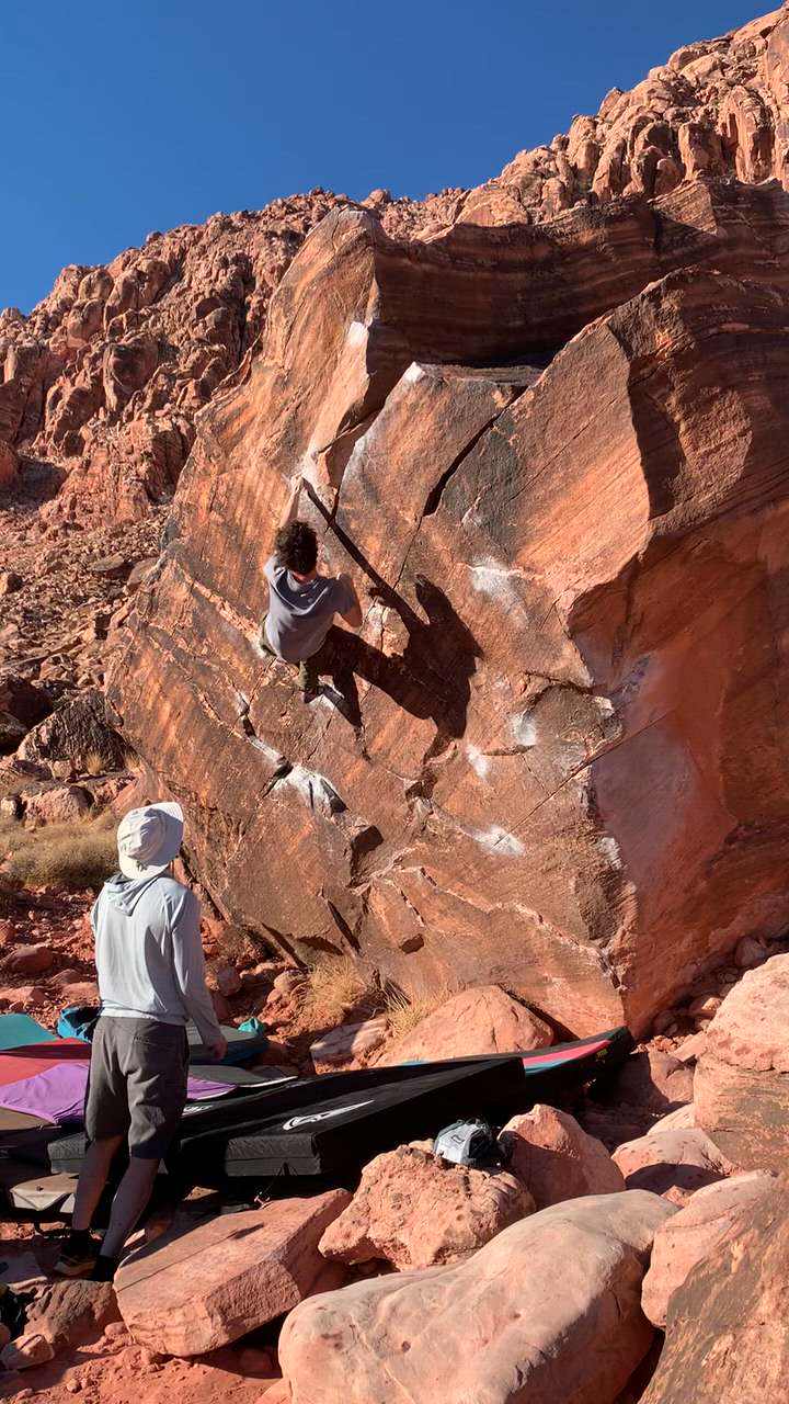 The Angel Dyno v7 - Kraft, Red Rock Bouldering - Watch Beta Videos