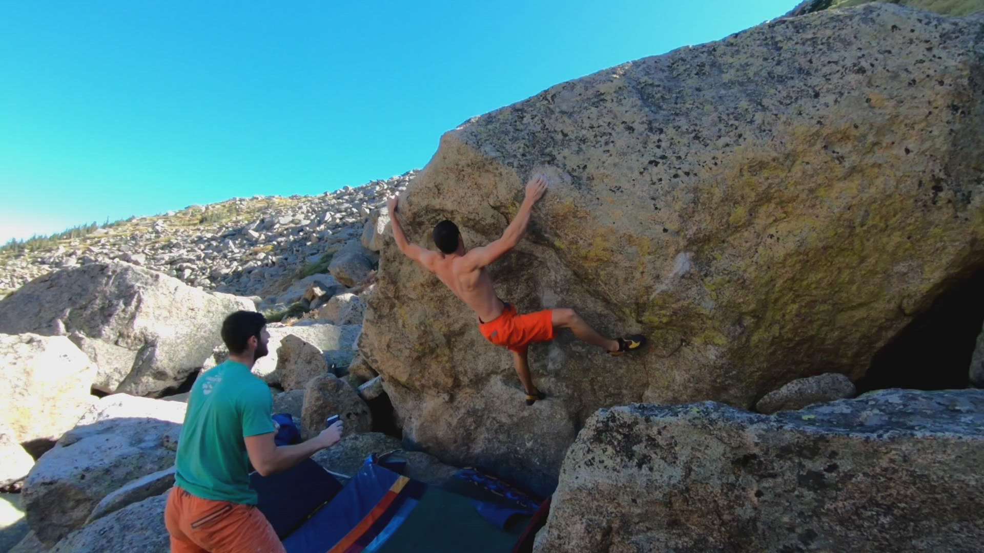 Cloak of the Tiger v9 - Lower Sector, Lincoln Lake Bouldering - Watch ...