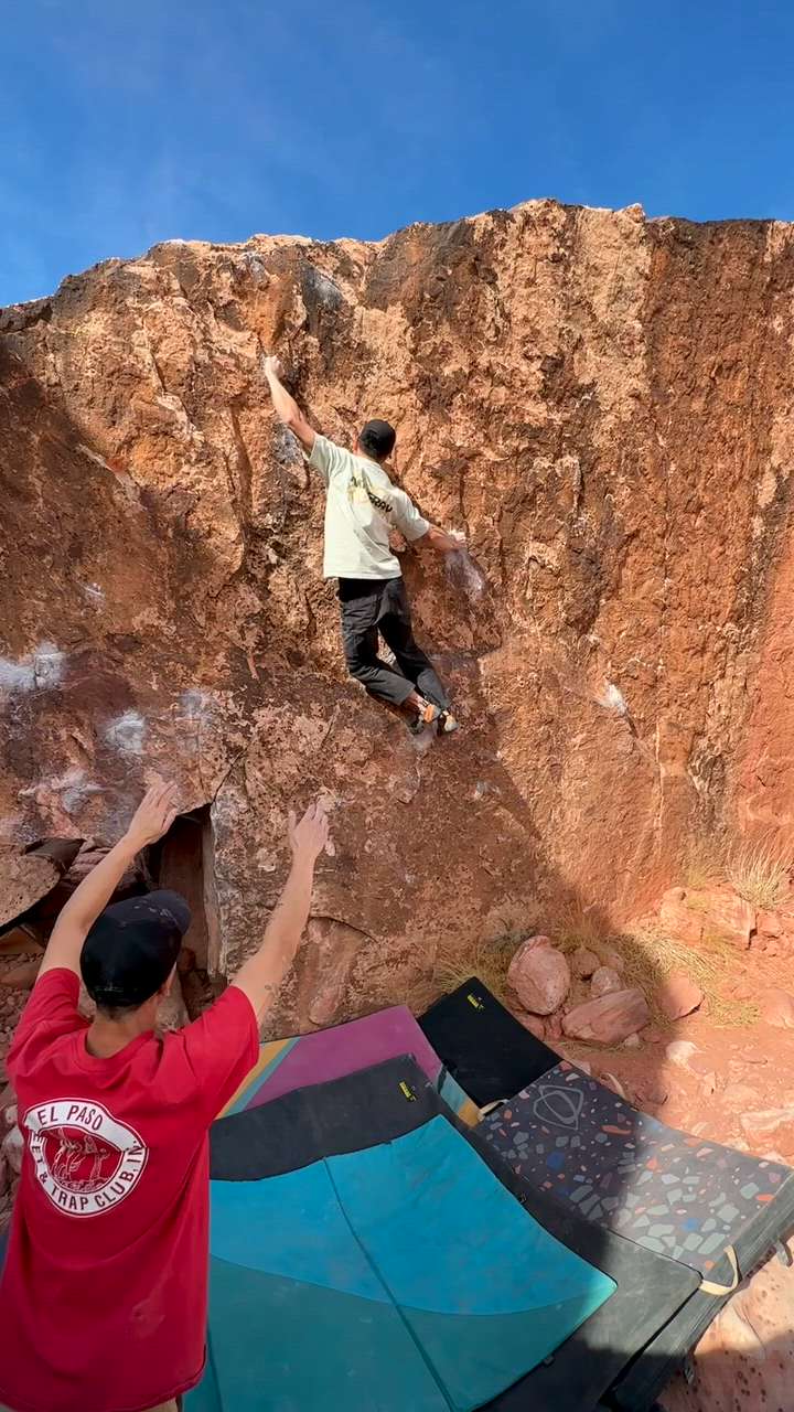Gurls Goon Wild v8 - Calico Basin, Red Rock Bouldering - Watch Beta Videos