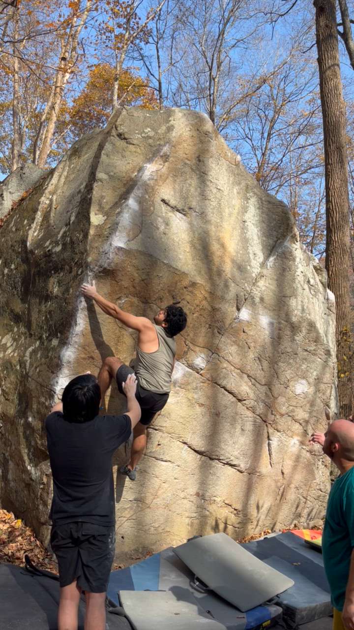 Sunshine Arete v5 - New River Proper, New River Gorge Bouldering ...