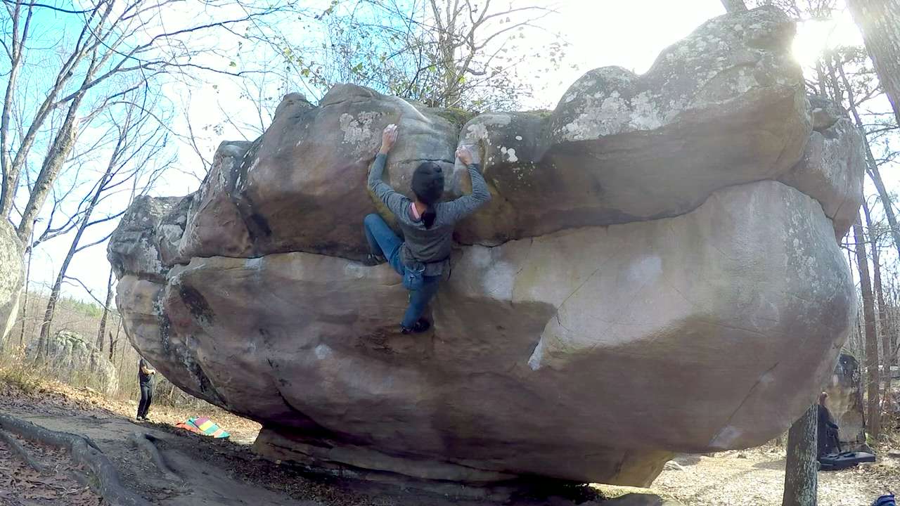 Popeye v5 - Upper HP40, Horse Pens 40 Bouldering - Watch Beta Videos
