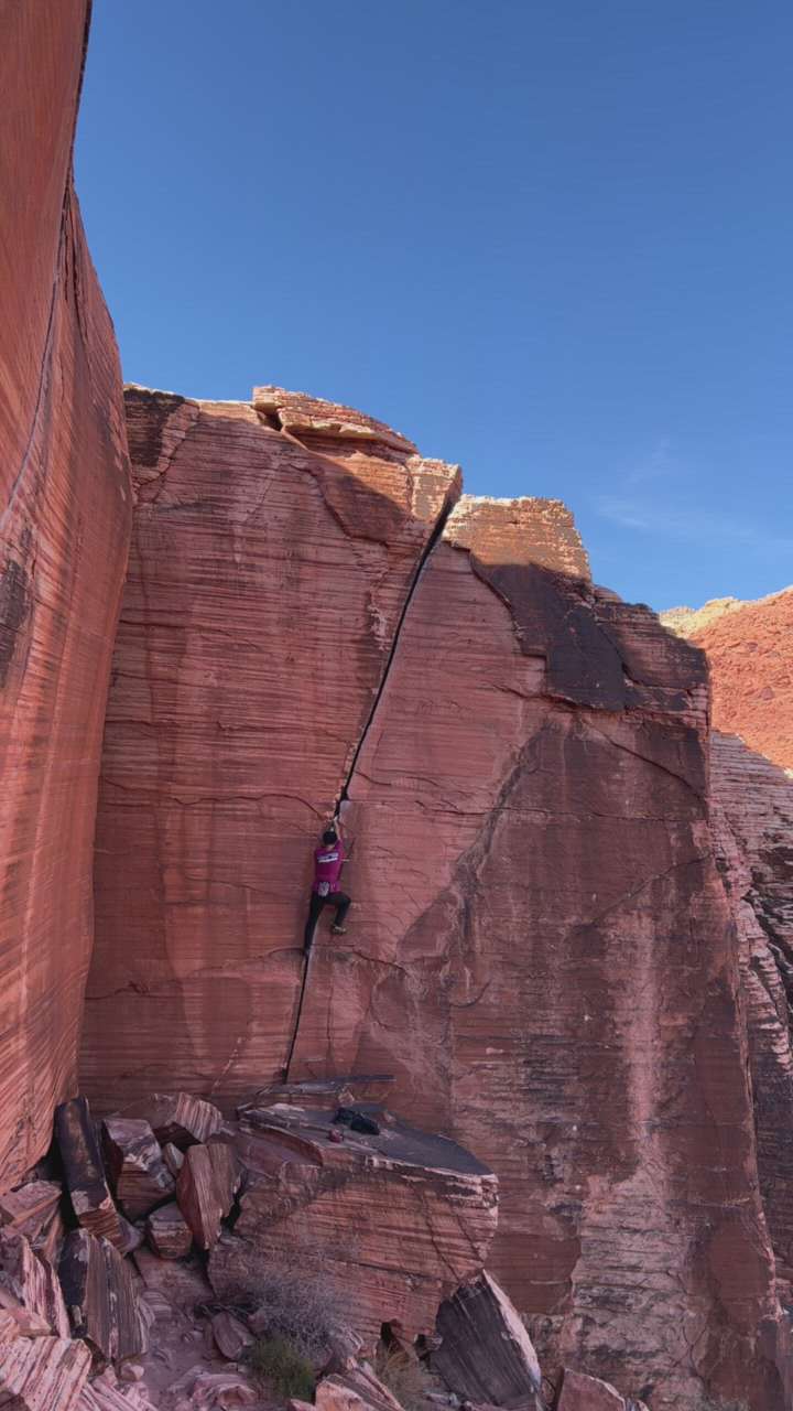 Unimpeachable Groping 5.10b - Red Rock Routes - Watch Beta Videos