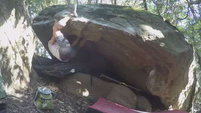 Static Reach Low v10 - Indian Cracks, Indian Rock Bouldering - Watch ...