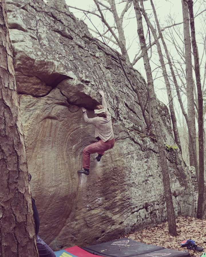 Beauty Face v6 - The Front, Rocktown Bouldering - Watch Beta Videos