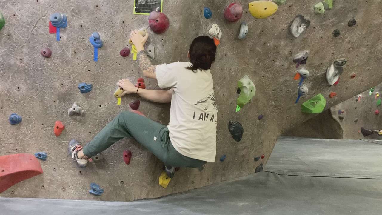 Yellow Boulder - Boulders Climbing Gym East Bouldering - Watch Beta Videos