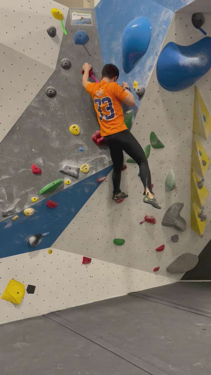 Pink Tag v1 - Hub Climbing Markham Bouldering - Watch Beta Videos