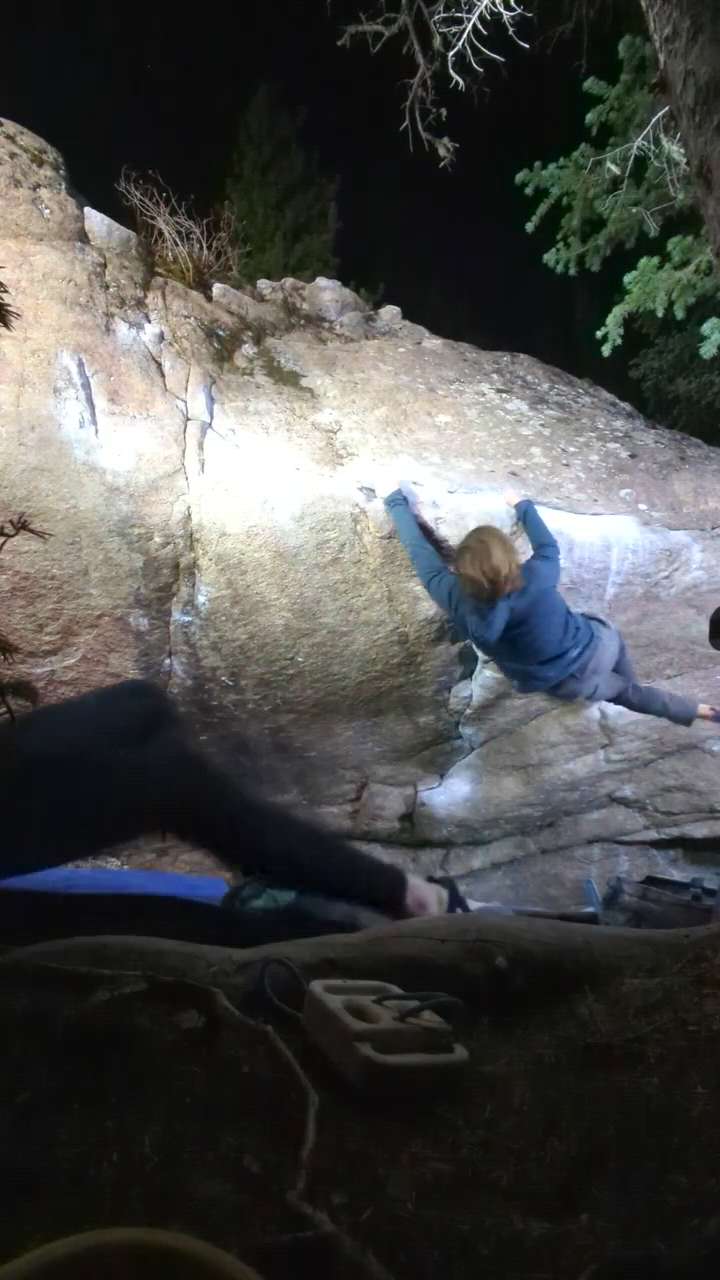 Man Eater v8 - Wild Basin, Rocky Mountain National Park Bouldering ...