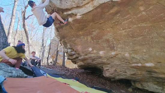 Misdirection v12 - Heaven Boulders, Arkansas Bouldering - Watch Beta Videos