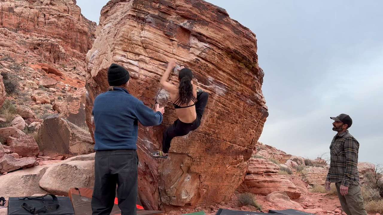 Poison Control v8 - Kraft, Red Rock Bouldering - Watch Beta Videos