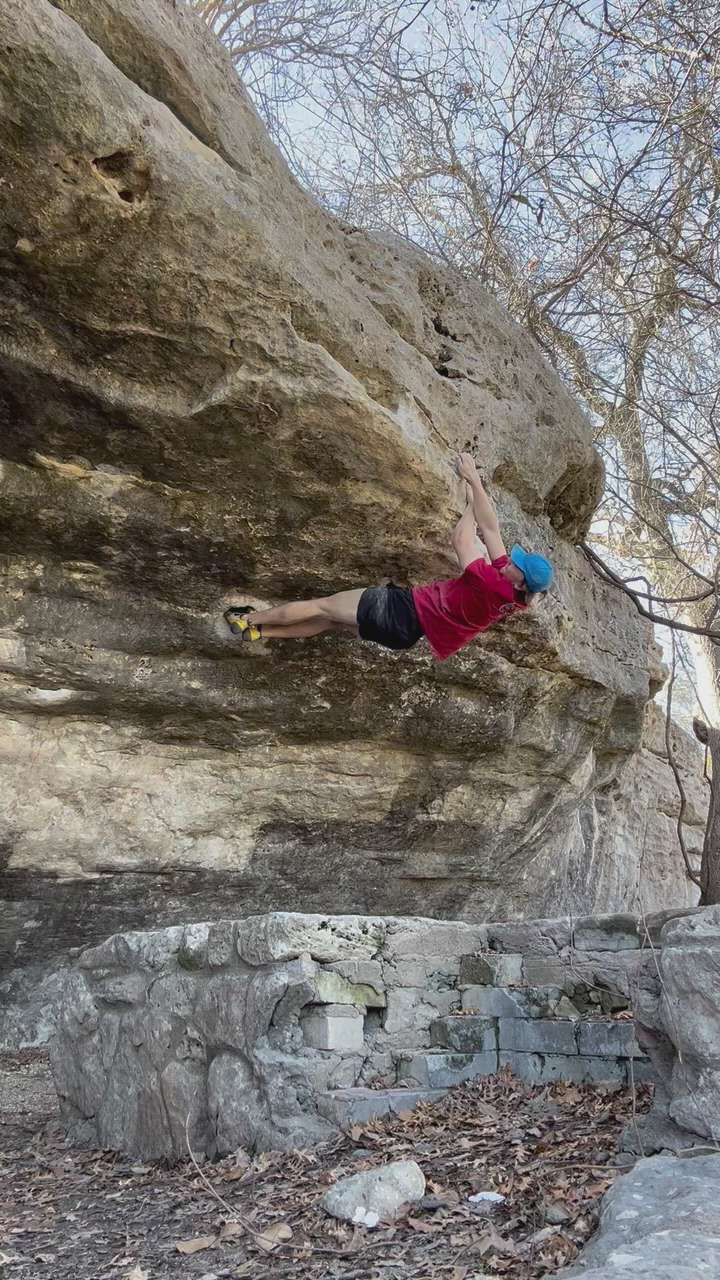 Pinch A Bonita v8 - Tonkawa Falls Boulders, Tonkawa Falls Bouldering ...