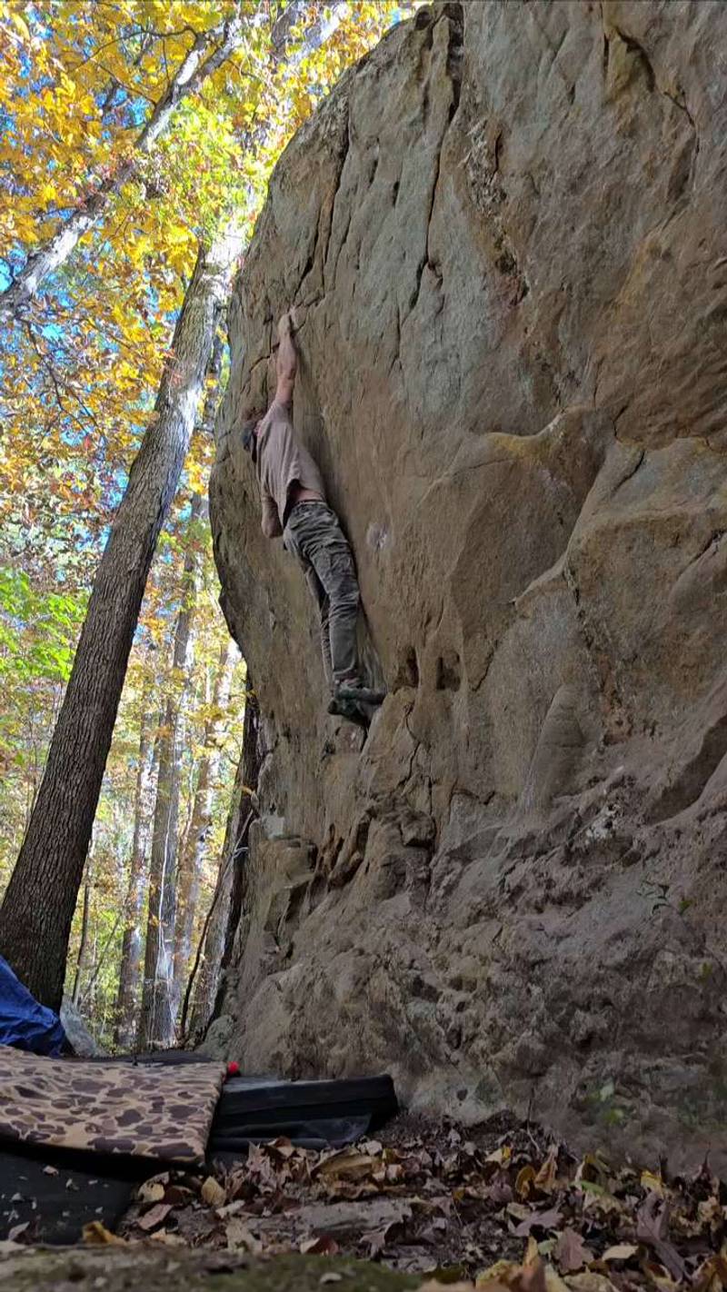 Texas Revolution v8 - South Boulders, Holy Boulders Bouldering - Watch ...